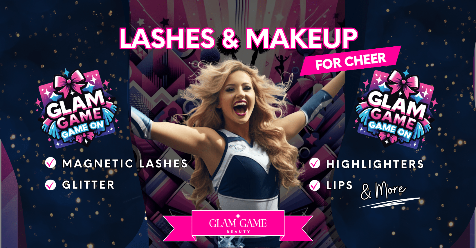 Ultimate Cheer Makeup and Accessories - Glam Game Beauty
