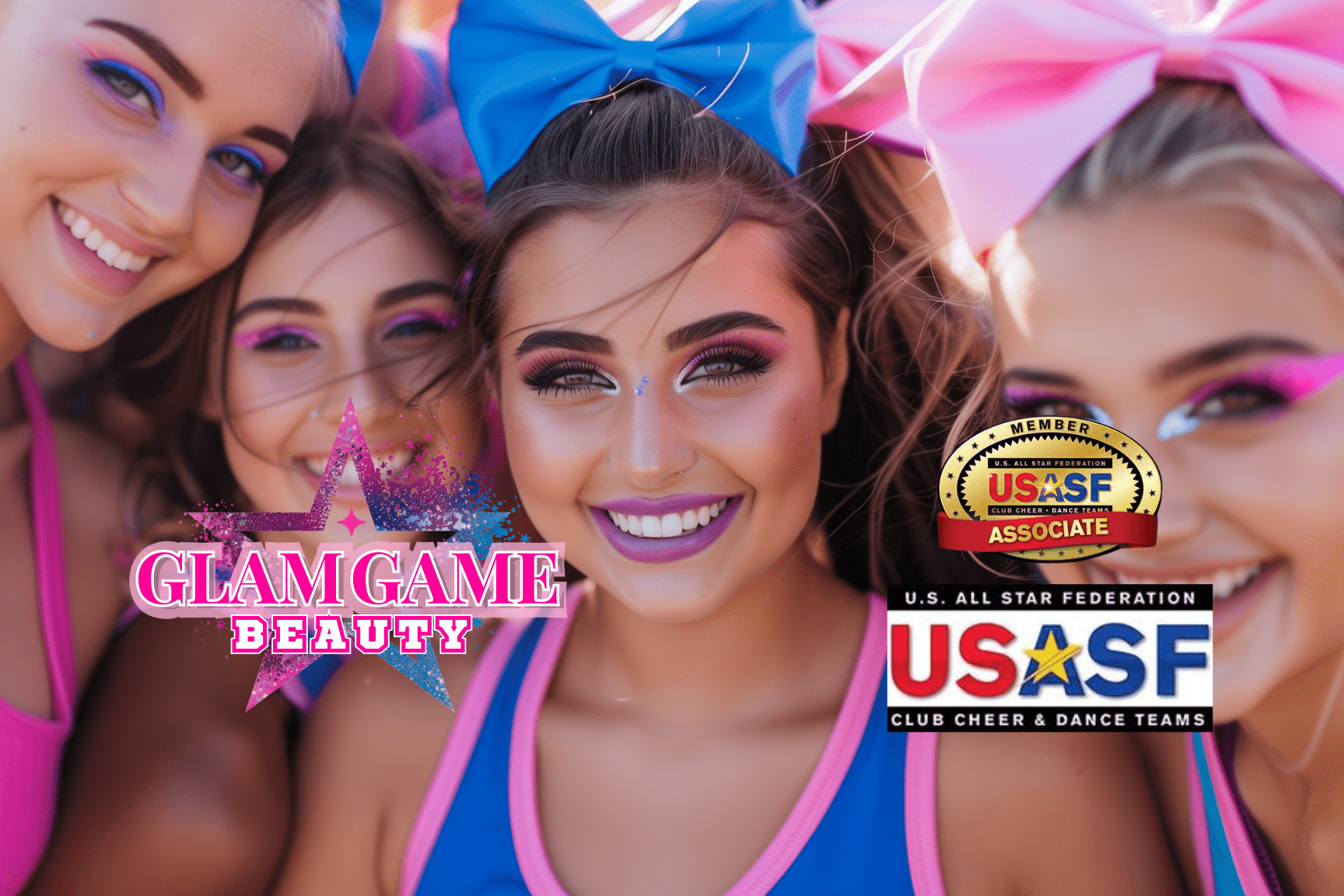 Glam Game Beauty Becomes Official Partner of USASF | Cheer Cosmetics