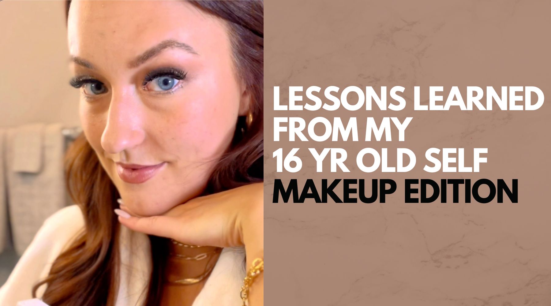 Soft Glam Vs. 16 Yr Old Self Makeup: Magnetic Lashes Reinvent Beauty